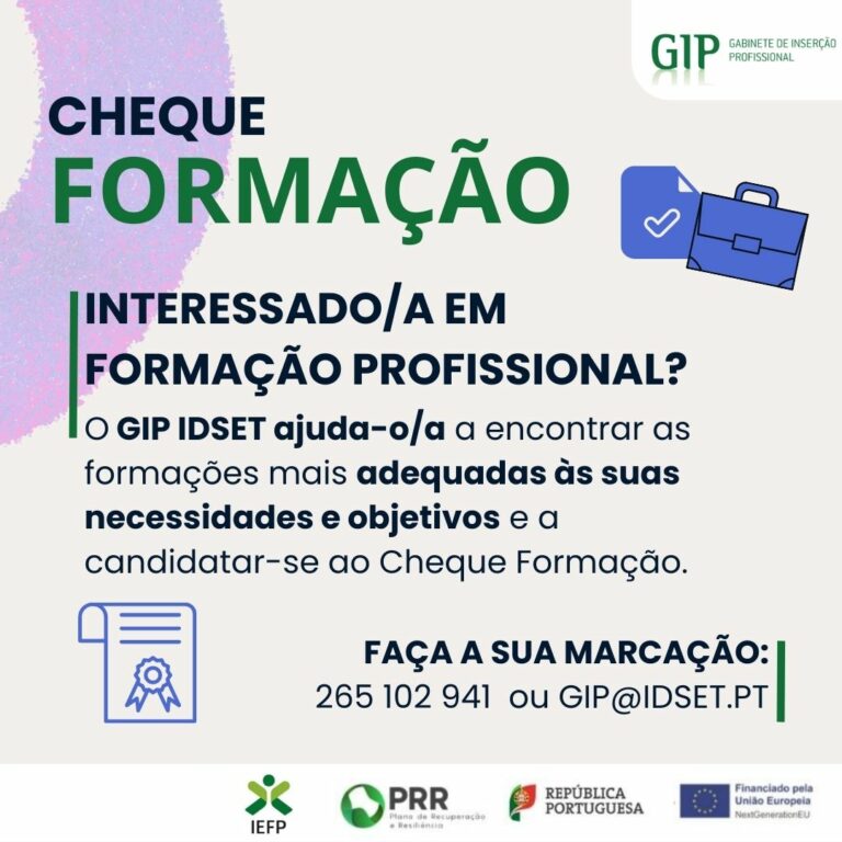 Cheque-Formação - ID SET